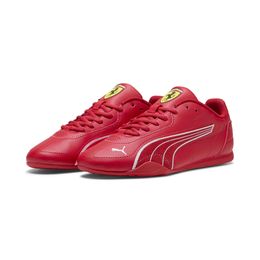 Sneaker Puma "Scuderia Ferrari Catch Sneakers Erwachsene", Herren, Gr. 38,5, rosso corsa wei&szlig; rot, Obermaterial: Synthetik. Futter: Textil. Innensohle: Textil. Laufsohle: Gummi, Schuhe Sneaker