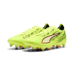 Fu&szlig;ballschuh Puma "ULTRA 6 MATCH MxSG Fu&szlig;ballschuhe Erwachsene", Damen, Gr. 39, gelb alert schwarz glowing rot lime squeeze, Obermaterial: Textil, Synthetik; Futter: Textil, Synthetik; Innensohle: Textil; Laufsohle: Synthetik, Schuhe Fu&szlig;ballschuh