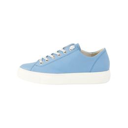 Paul Green Damen Sneaker "Paul Green Sneaker Glattleder", Gr. 39, blau, Glattleder, Schuhe
