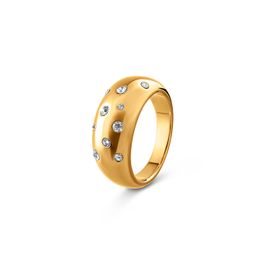 Tchibo - Ring - Damen - Gr. 19 - gold