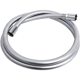 Brauseschlauch ADOB "Flex Premium", grau (chrom), L:2m, Kunststoff, Schl&auml;uche, Verschraubungen aus Messing verchromt