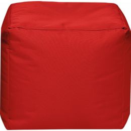Sitzsack SITTING POINT "Cube SCUBA", rot, Sitzs&auml;cke, Sitzsack