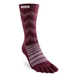 injinji Outdoor Midweight Crew Merino Wool Bekleidung Unisex rot