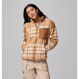 Fleecepullover Columbia, Damen, Gr. L, braun (camel braun), Obermaterial: 100% Polyester. Futter: 100% Polyester, Sweatshirts Fleecepullover