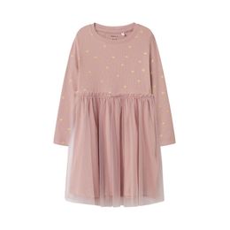 name it Kleid 'NMFNadja' M&auml;dchen Gr&ouml;&szlig;e 122 gold / mauve