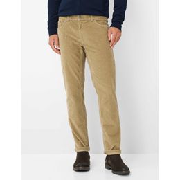 5-Pocket-Hose Brax "Style COOPER", Herren, Gr. 34, Länge 34, beige, Web, 98% Baumwolle, 2% Elasthan, Hosen 5-Pocket-Hose