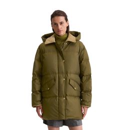 Marc O'Polo MARC O'POLO Damen Outdoorjacke "aus recyceltem Polyester"mossy olive, Gr. 42, unifarben, Obermaterial: 100% Polyester; Füllung: 80% Daune, 20% Feder,