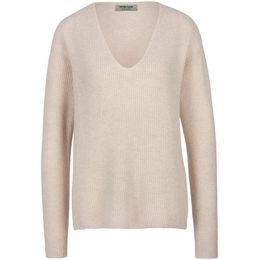Peter Hahn - V-Pullover aus 100% Premium-Kaschmir, beige, Gr. 46 / L - Kaschmir
