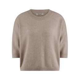 Peter Hahn - Rundhals-Pullover, beige, Gr. 44 / L - Kaschmir