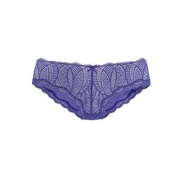 Lascana Panty Damen Gr&ouml;&szlig;e M violettblau / wei&szlig;