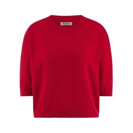 Peter Hahn - Rundhals-Pullover, rot, Gr. 44 / L - Kaschmir