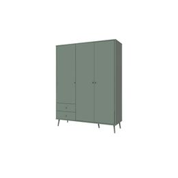 M&ouml;bel Kraft Kleiderschrank gr&uuml;n Ma&szlig;e (cm): B: 154,2 H: 201,7 T: 52.2 &raquo; M&ouml;bel Kraft