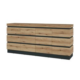Möbel Kraft Sideboard holzfarben Maße (cm): B: 201 H: 93 T: 45.0 » Möbel Kraft