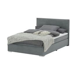 M&ouml;bel Kraft Boxbett Cord H&auml;rtegrad H3 140x200 cm grau Ma&szlig;e (cm): B: 147 H: 104 &raquo; M&ouml;bel Kraft