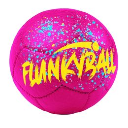 Flunkyball Ball 15cm pink gelb Outdoor Spielball Freizeit Spiel Zubeh&ouml;r Festival