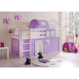 Ticaa Hochbett "Malte" Kiefer Wei&szlig; Classic