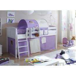Ticaa Hochbett "Eric" Country Kiefer Wei&szlig; Classic