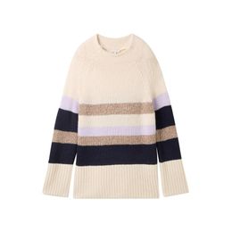 Tom Tailor Pullover Damen Gr&ouml;&szlig;e S creme / camel / navy / flieder
