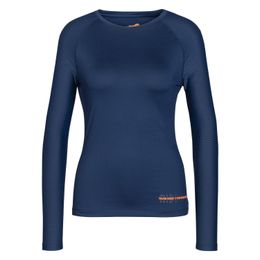 RIDE now Funktionsshirt mit Mesh&auml;rmeln blau Damen M