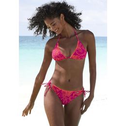 Venice Beach Set: Triangel-Bikini 'Kensi' mehrfarbig Gr. 32 Cup A/B. Mit H&auml;kelkante. Ohne B&uuml;gel