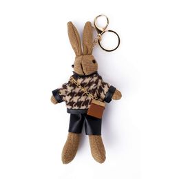 Lucky Bees Taschen-/ Schlüsselanhänger ''Rabbit'' in Hellbraun - (L)20 cm - 80% | Portemonnaies-etuis