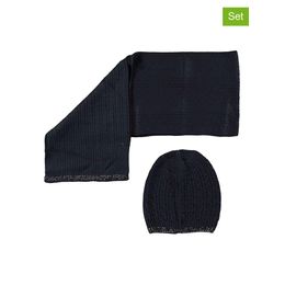 Like Flo 2tlg. Winteraccessoiresset "Like Flo Flo" in Dunkelblau - 45% | Größe 134-164 | Kinderschals