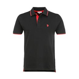 U.S. Polo Assn. Poloshirt in Schwarz - 25% | Gr&ouml;&szlig;e XL | Herren-plussize