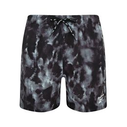 Reebok Badeshorts "Milan" in Schwarz/ Grau - 57% | Größe XL | Herren-bademode-sport