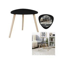THE HOME DECO FACTORY Couchtisch in Schwarz/ Hellbraun - (B)48 x (H)46 cm - 62% | Tische