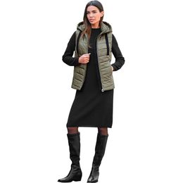 Heine Steppweste in Khaki - 65% | Gr&ouml;&szlig;e 36 | Damenjacken