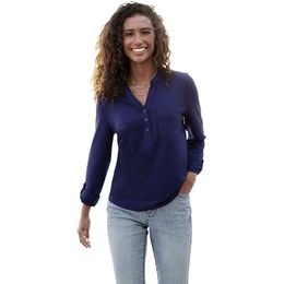 Heine Bluse in Dunkelblau - 60% | Gr&ouml;&szlig;e 38 | Damen-blusen