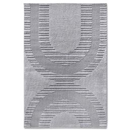 ELLE Decoration Hochflor-Teppich "Bartoux" in Hellgrau - 51% | Gr&ouml;&szlig;e 80x120 cm |