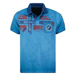 Geographical Norway Poloshirt "Kamo" in Blau - 59% | Größe 140 | Kinder-oberteile