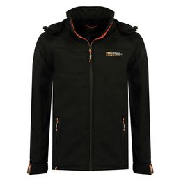 Geographical Norway Softshelljacke "Takeni" in Schwarz - 72% | Gr&ouml;&szlig;e 152 | Kinder-outdoor-jacken