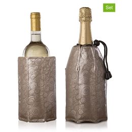 Vacu Vin 2tlg. Set: Champagner- & Weink&uuml;hler in Beige - 39% | Gedeckter-tisch