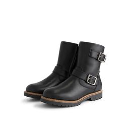 TRAVELIN' Leder-Boots "Skellerup" in Schwarz - 77% | Gr&ouml;&szlig;e 38 | Damen-stiefel