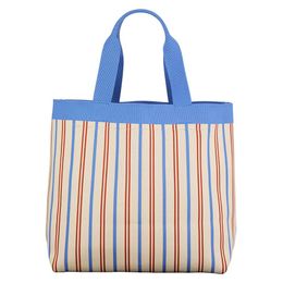 Becks&ouml;ndergaard Becks&ouml;ndergaard Schultertasche "Lillian" in Beige/ Hellblau - (B)35 x (H)35 x (T)15 cm - 41% | Damen-taschen