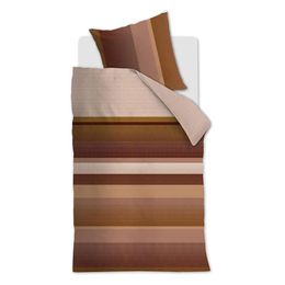 Beddinghouse Satin-Bettw&auml;sche-Set "Rhys" in Hellbraun - 74% | Gr&ouml;&szlig;e 135x200 cm | Bettwaesche-bettwaren