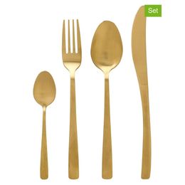 Tognana 24tlg. Besteck-Set ''Solution'' in Gold - 38% | Gedeckter-tisch