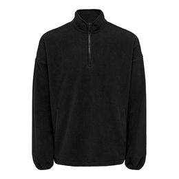 Only & Sons ONLY & SONS Fleecepullover "Sakeem" in Schwarz - 54% | Gr&ouml;&szlig;e M | Herren-fleece
