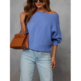 Milan Kiss Pullover in Blau - 63% | Gr&ouml;&szlig;e L | Damen-pullover-cardigans