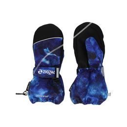 ZIGZAG Funktionsf&auml;ustlinge "True Printed" in Blau - 16% | Gr&ouml;&szlig;e 116/122 | Kinderhandschuhe