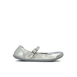 Groundies Leder-Barfu&szlig;schuhe "Amber 2.0" in Silber - 45% | Gr&ouml;&szlig;e 40 | Damen-ballerinas