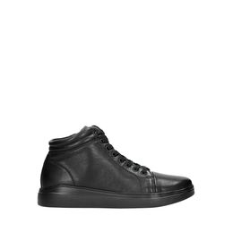 Wojas Leder-Sneakers in Schwarz - 27% | Gr&ouml;&szlig;e 44 | Herrensneakers