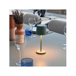 lumisky LED-Tischleuchte "Kelly Mini" in Khaki - (H)21,6 x Ø 8,2 cm - 67% | Tischleuchten