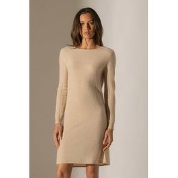 Perfect Cashmere Kaschmir-Kleid "Lola" in Beige - 57% | Gr&ouml;&szlig;e M | Damen-kleider