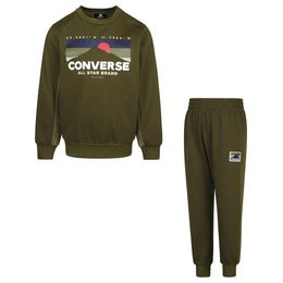 Converse 2tlg. Outfit in Khaki - 40% | Größe 116/122 | Kinder-sweatshirts-jacken