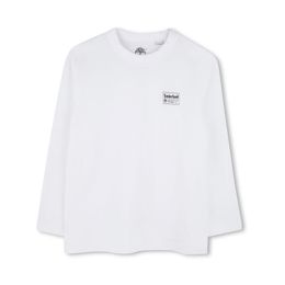 Timberland Longsleeve in Wei&szlig; - 51% | Gr&ouml;&szlig;e 140 | Kinder-longsleeves
