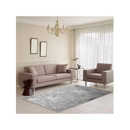 R&eacute;tro Chic Teppich in Grau - (L)170 x (B)120 cm - 77% |