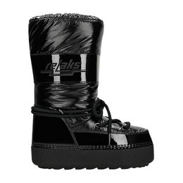 Relaks Leder-Winterstiefel in Schwarz - 49% | Größe 40 | Damen-stiefel